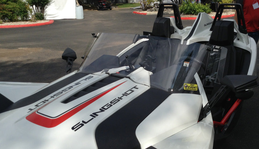 F4 CUSTOMS +5 WINDSHIELD FOR THE POLARIS SLINGSHOT (2015-2024 ...